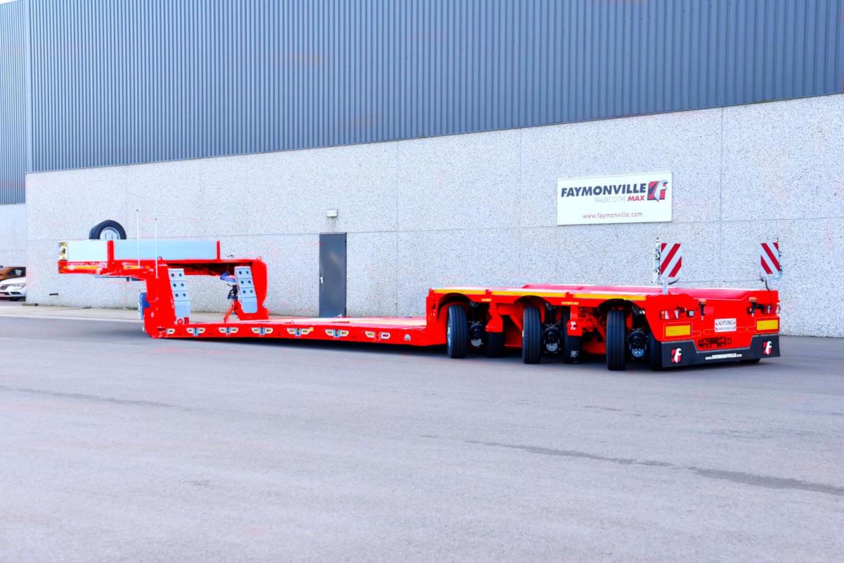 Low loading height! Compact! Manoeuvrable! - Faymonville Trailers