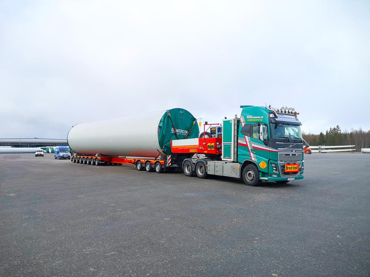 Uddevalla and its wind energy missions - Faymonville Trailers