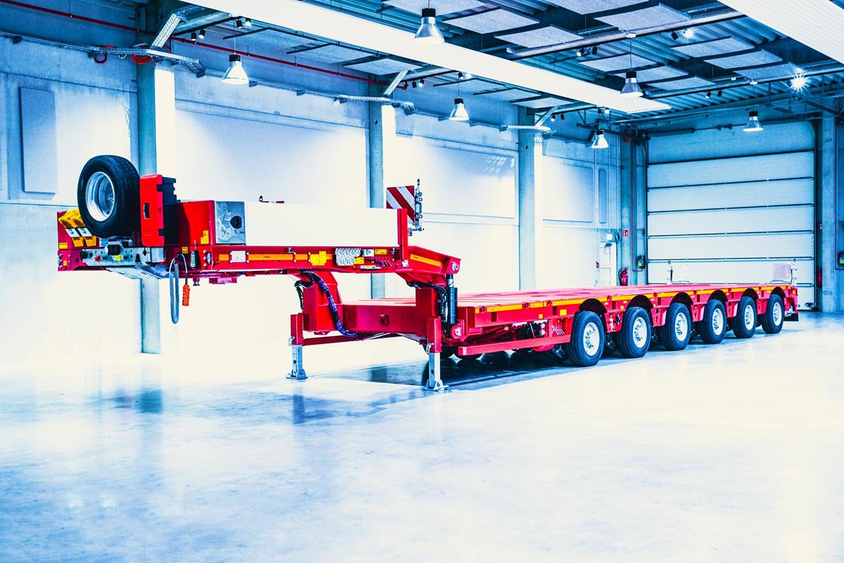 Hydraulic outer beam neck W-AT for MultiMAX & MultiMAX PA-X - Gooseneck