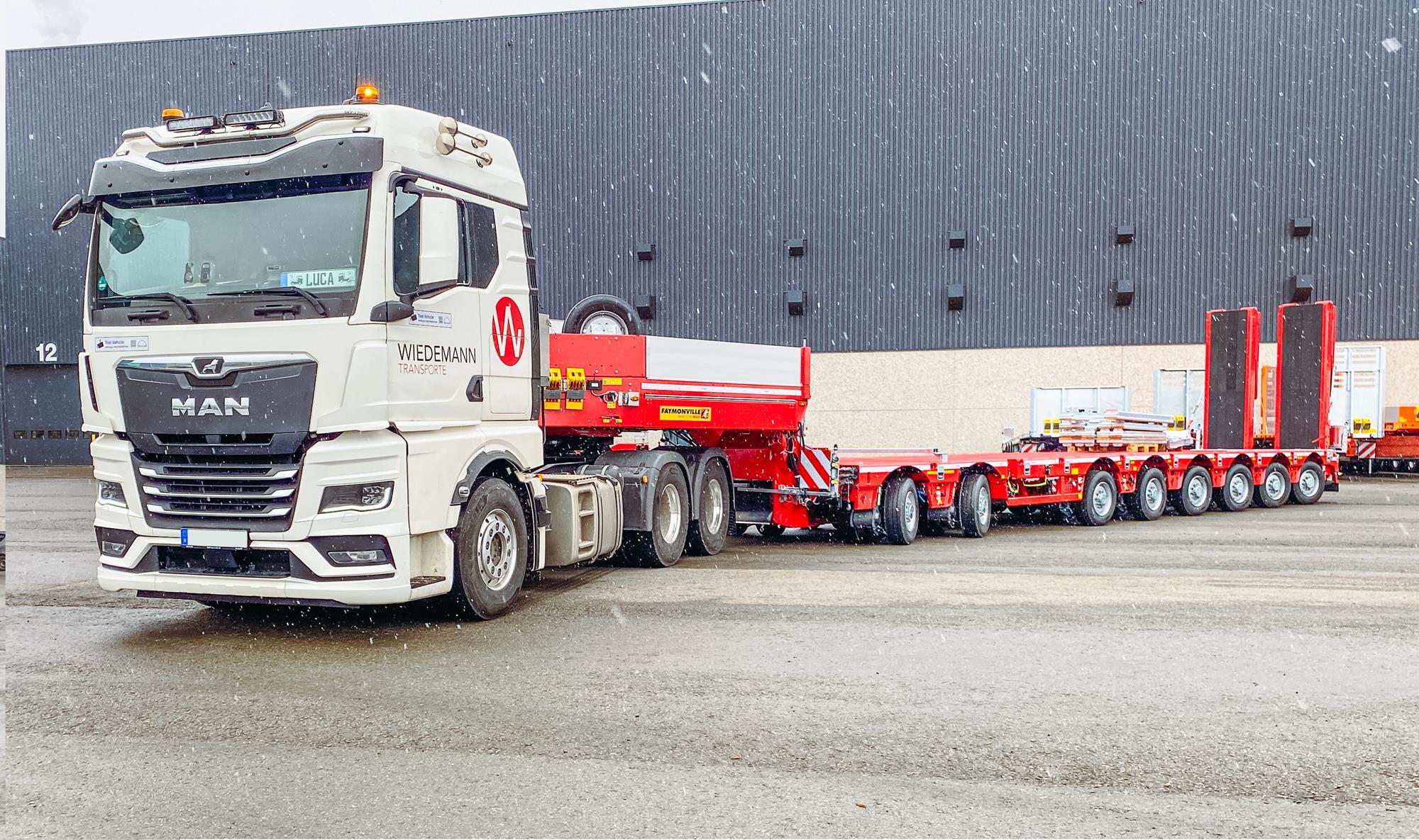 Wiedemann baut auf CombiMAX PA-X als 2+6 Achs-Variante - Faymonville ...