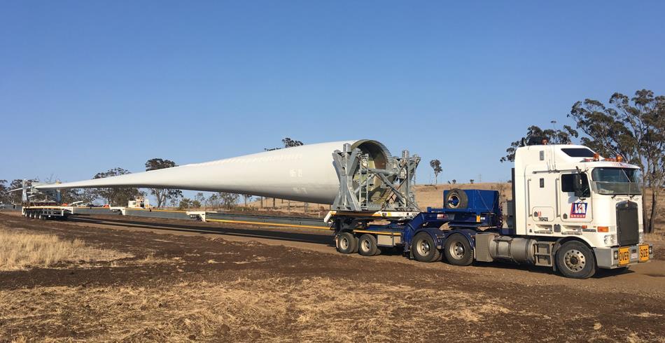 For the biggest wind farm in Australia - Faymonville Trailers