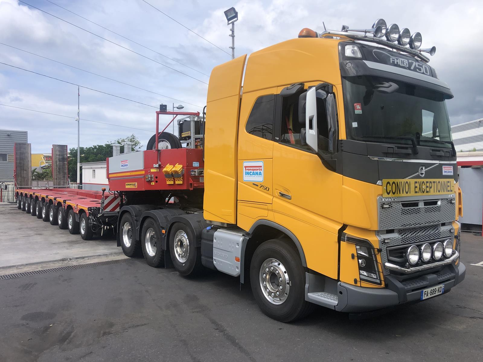 Une remorque modulaire CombiMAX pour La Réunion - Remorques Faymonville