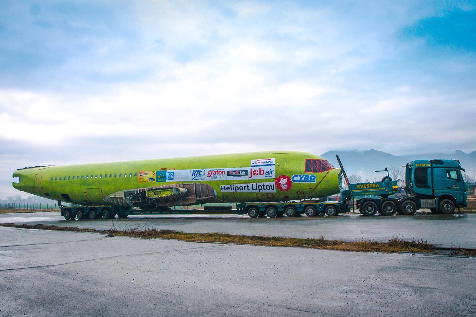 Last destination by heavy duty platform trailer CombiMAX - Faymonville ...